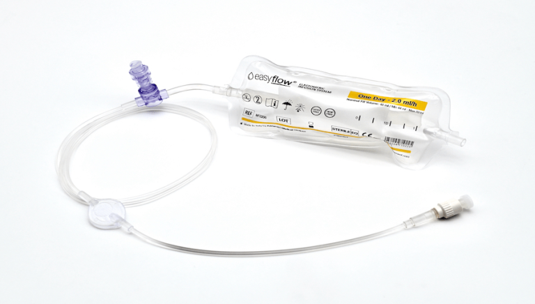 Easyflow soft shell elastomeric infusion system